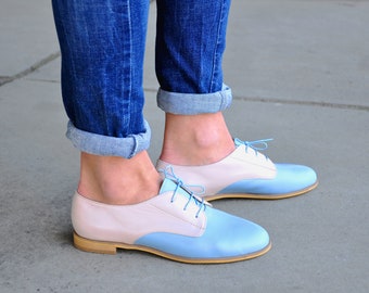 Women's Custom Oxfords & Boots by JuliaBoShoes on Etsy