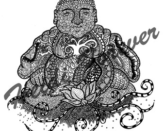 Buddha pattern | Etsy