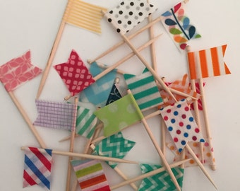 Toothpick flags | Etsy