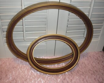 Oval picture frames | Etsy