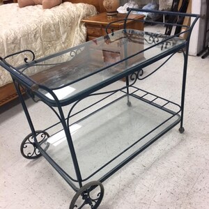 Wrought iron cart | Etsy
