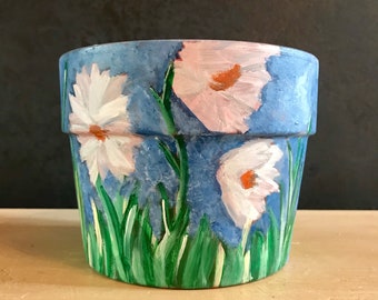 Hand painted pots | Etsy