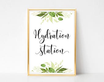 Hydration sign | Etsy