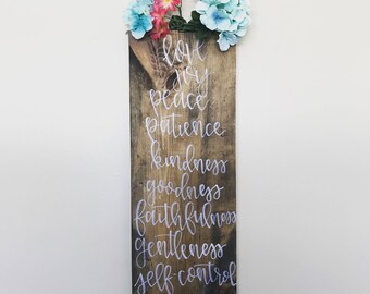 Vertical sign | Etsy