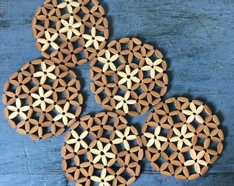 Beaded coasters | Etsy