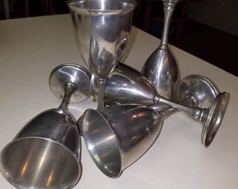 Pewter goblet | Etsy