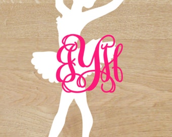 Ballerina monogram | Etsy
