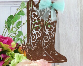 Western cake topper | Etsy