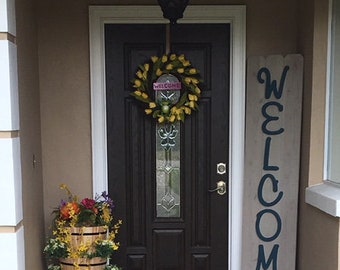 Rustic welcome sign | Etsy