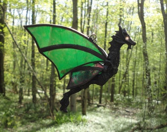 Stained glass dragon | Etsy