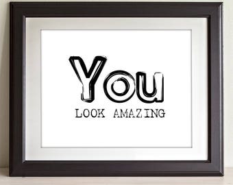 You look amazing | Etsy