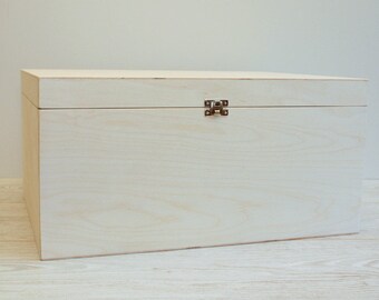 Unfinished wood box | Etsy