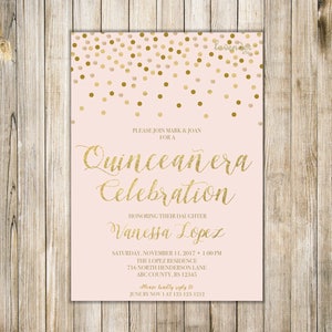 Sweet 15 invitation | Etsy