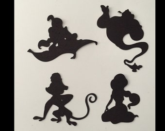Aladdin silhouettes | Etsy