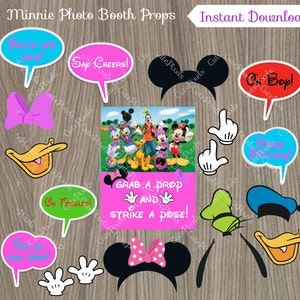 Minnie mouse props | Etsy