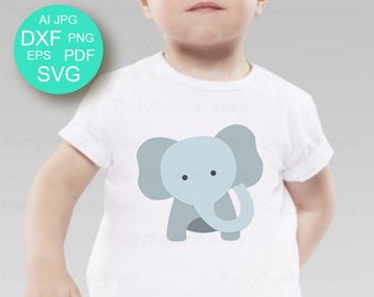 Baby elephant svg | Etsy