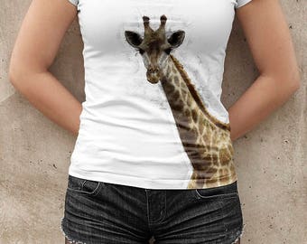 Giraffe shirt | Etsy