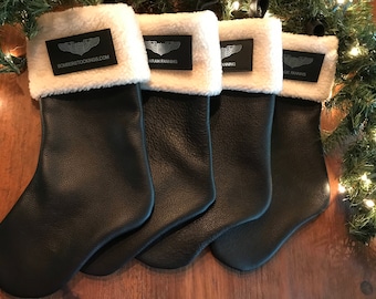 Leather stocking | Etsy