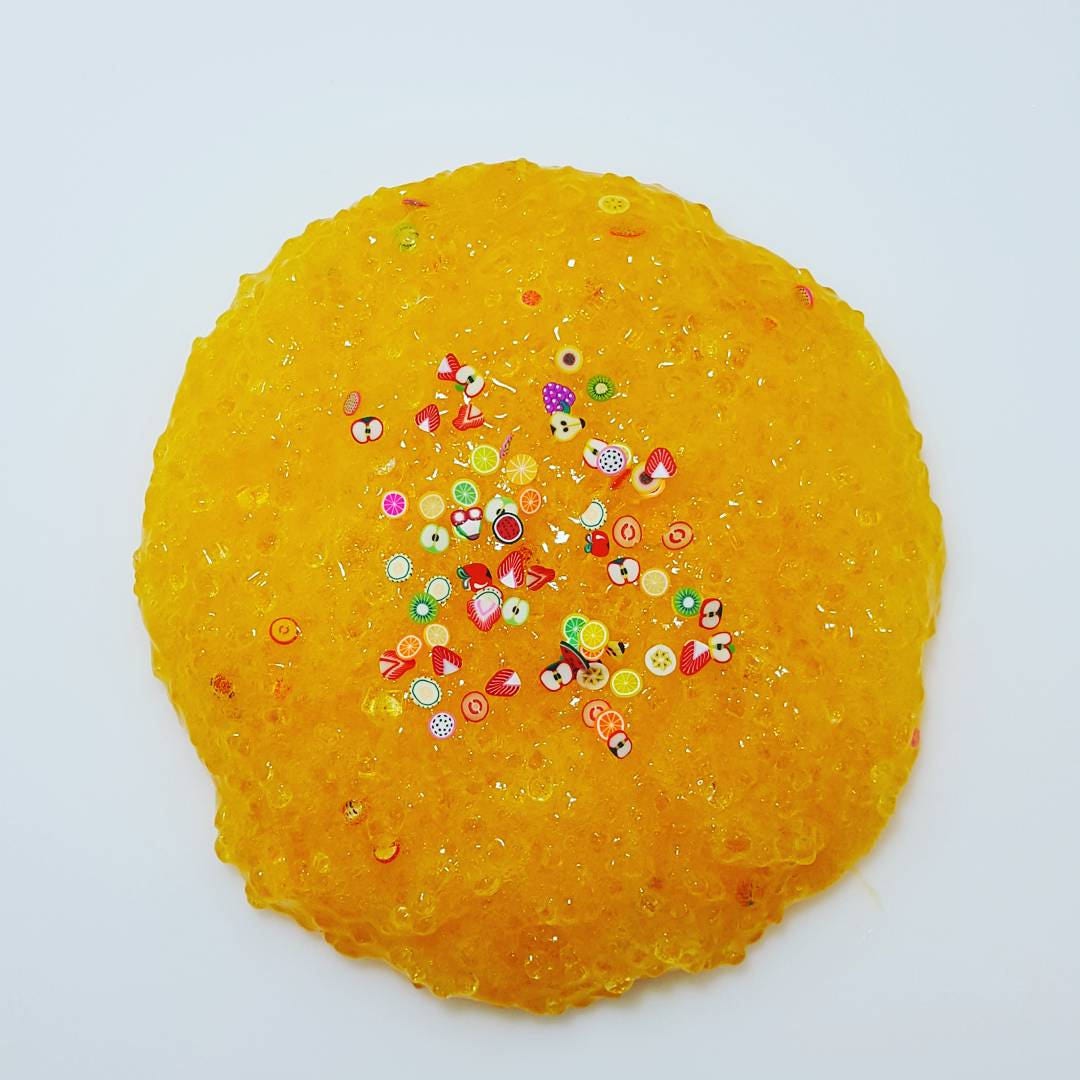 Orange Fanta Passion Slushie Slime