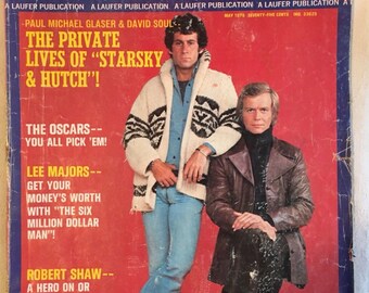 Starsky and Hutch Cardigan Vintage Knitting Pattern PDF T171