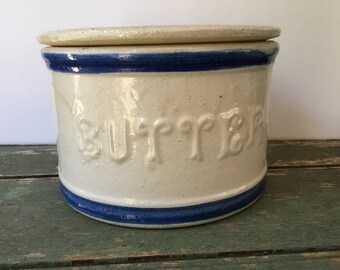 Blue band crock | Etsy