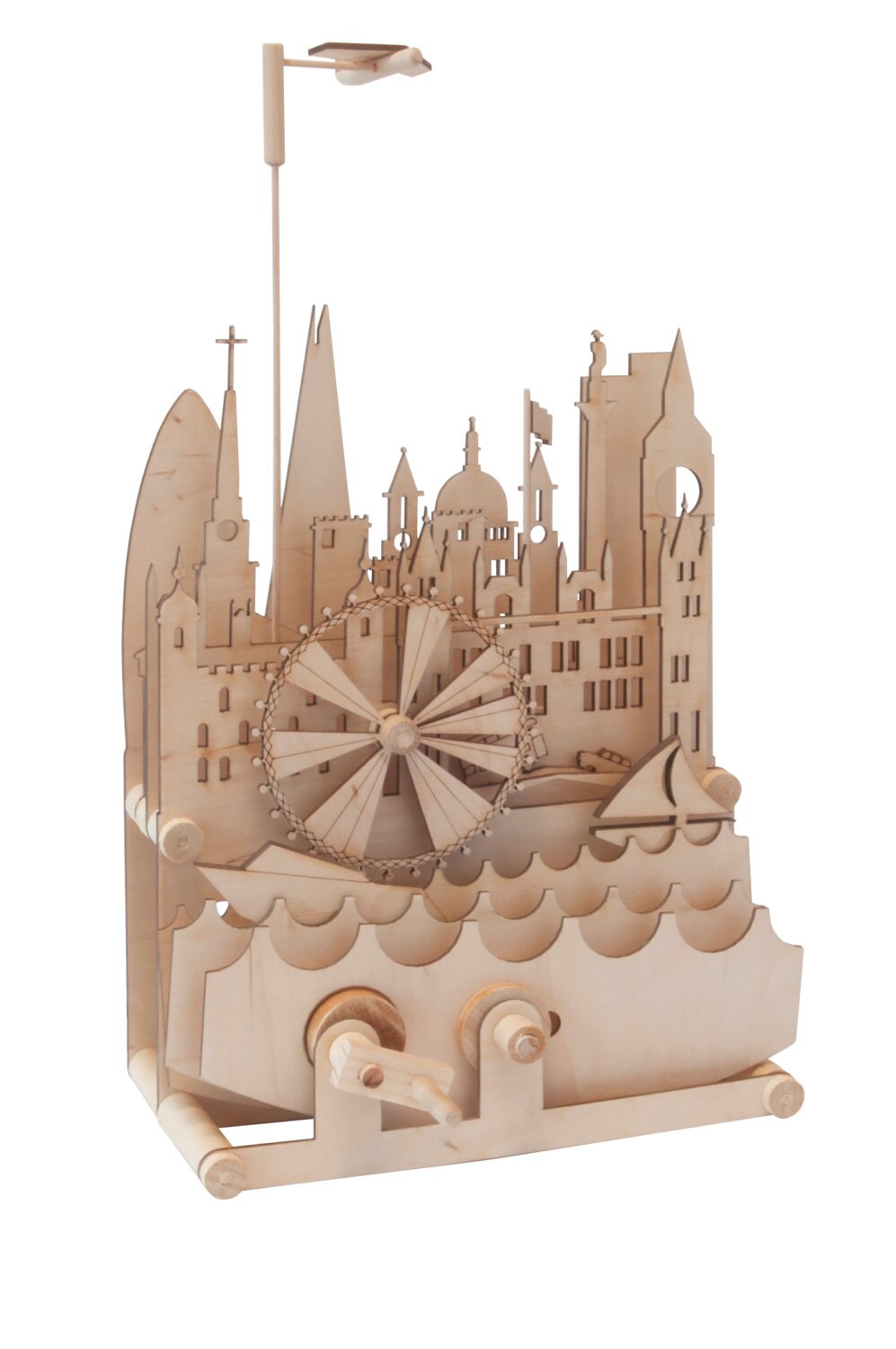 London City Scape a wooden automata kit