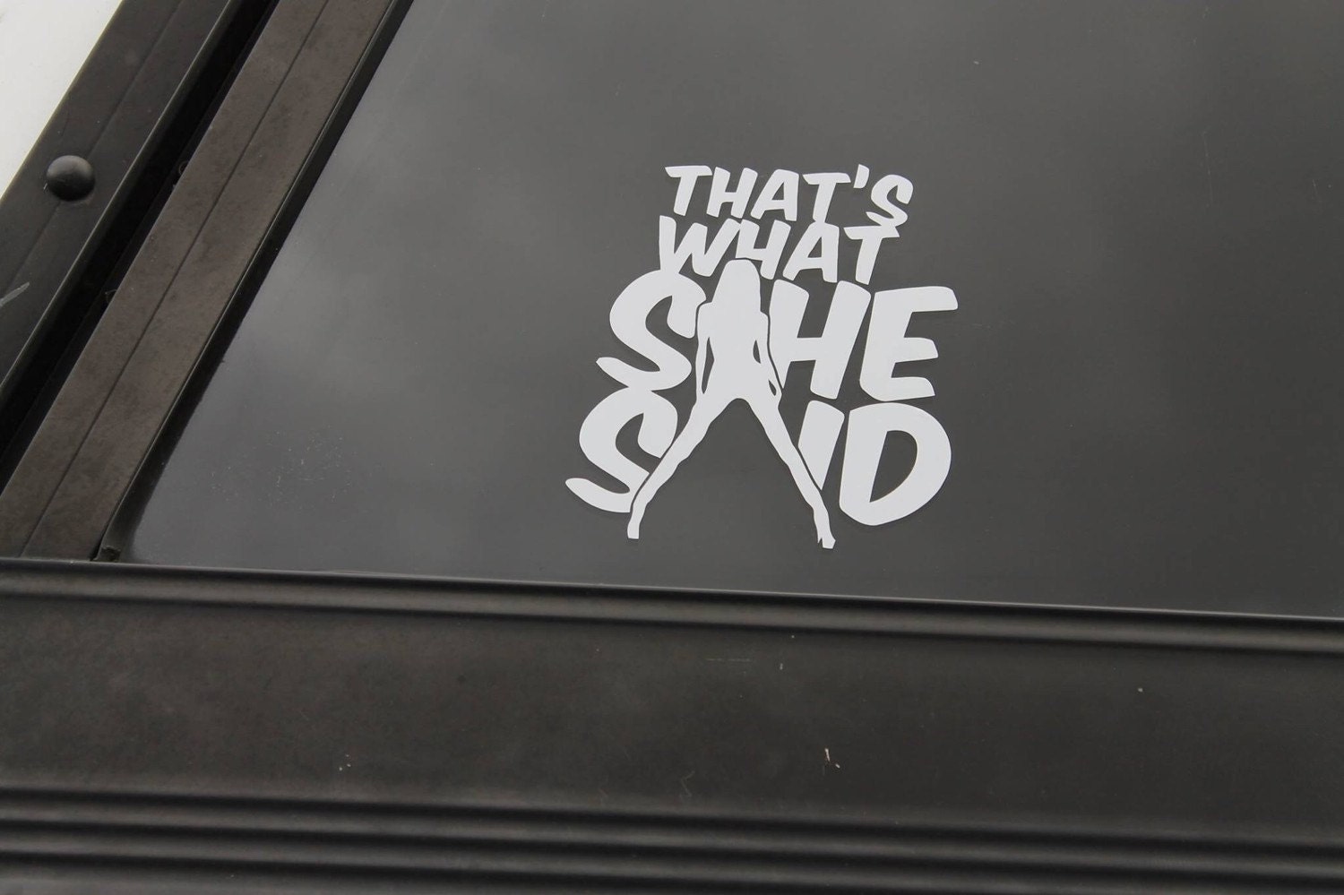 Thats what she said decal, what she said sticker, funny decals, funny ...