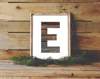 Monogram e | Etsy