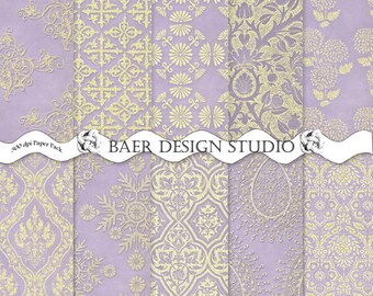 Purple and gold | Etsy