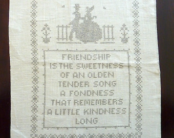 Colonial Sampler Antique Cross Stitch Pattern Museum Sampler