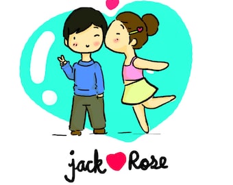 Love is cartoon | Etsy