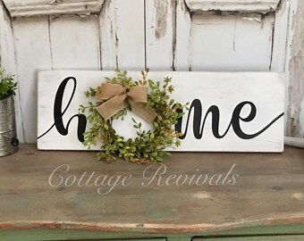 Home sign | Etsy