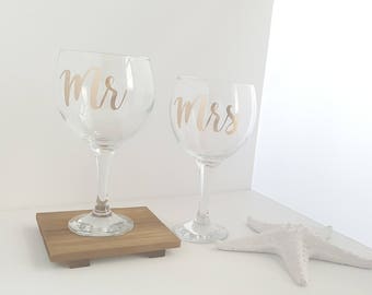 Beach wine glasses | Etsy