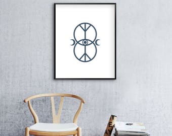 Peace sign poster | Etsy