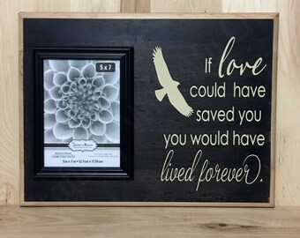 Memorial sign custom wood sign memorial gift sympathy gift