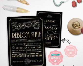 Speakeasy invitation | Etsy