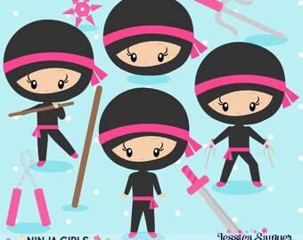 Ninja clip art | Etsy