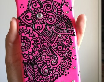 Pink phone case | Etsy