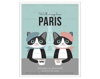 Paris cat | Etsy