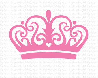Princess crown svg | Etsy