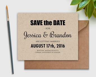 Save the date postcard | Etsy