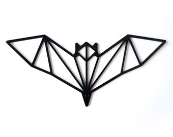 Geometric bat | Etsy
