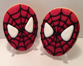 Spiderman cookies | Etsy