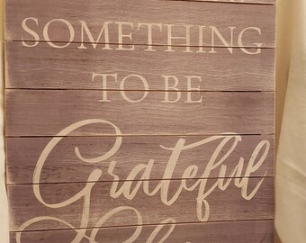 Grateful sign | Etsy