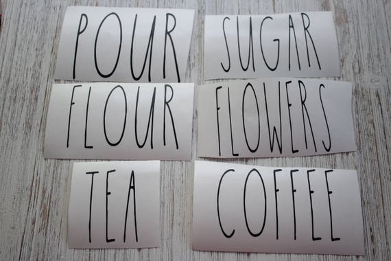 Rae Dunn Inspired Vinyl Decls