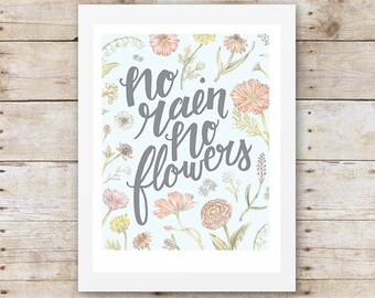 Summer Paper Print Inspirational Wall Art Thoreau Quote
