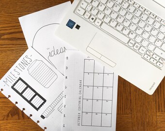 Bullet journal pages | Etsy