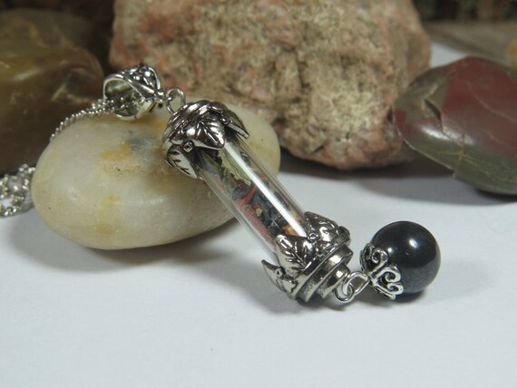 Grounding Necklace Grounding Jewelry Black Obsidian