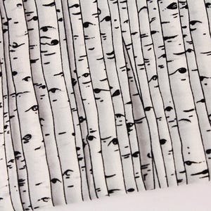 Birch tree fabric | Etsy