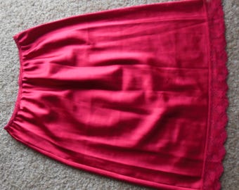 Red half slip | Etsy